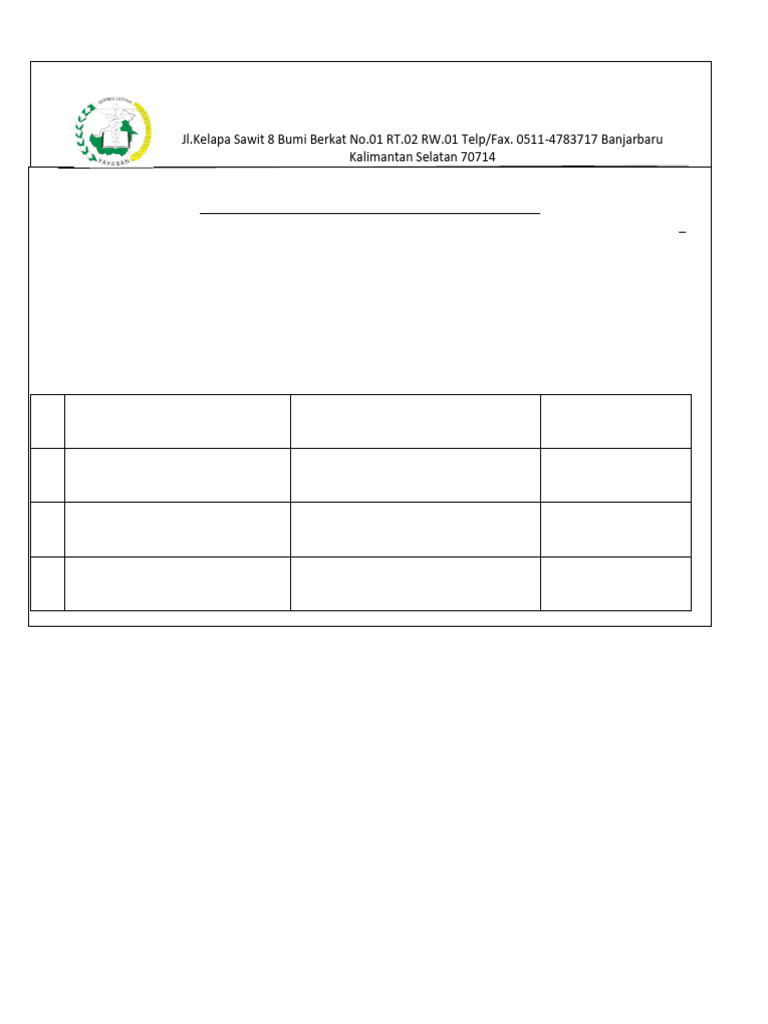 Form Bebas Tanggungan Depo Sthefany Sumandana | PDF