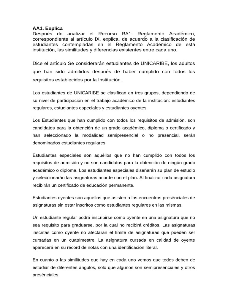 AA1. Explica | PDF