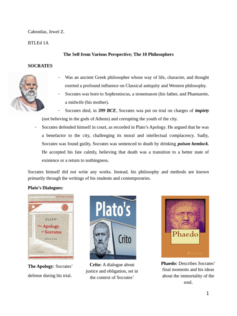 The 10 Philosophers Uts | PDF