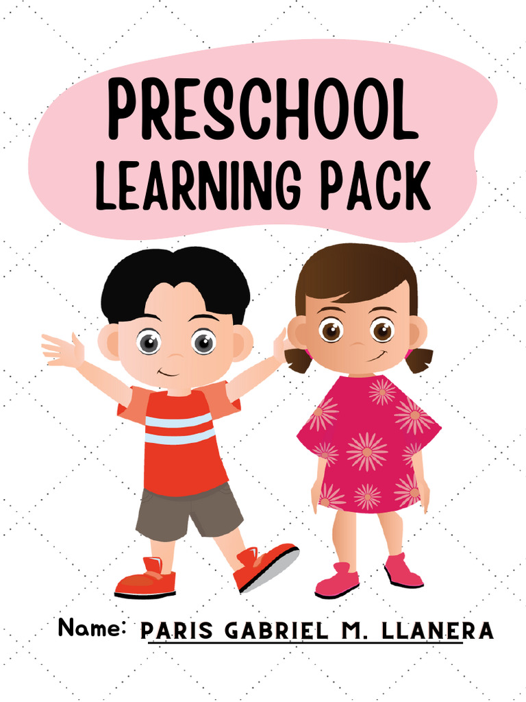 Fun and Colorful Back To School Preschool Learning Pack Worksheets | PDF