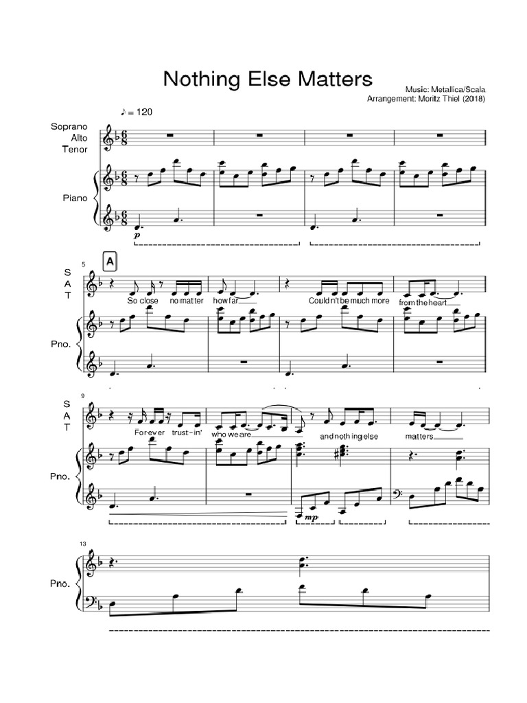 Nothing Else Matter | PDF