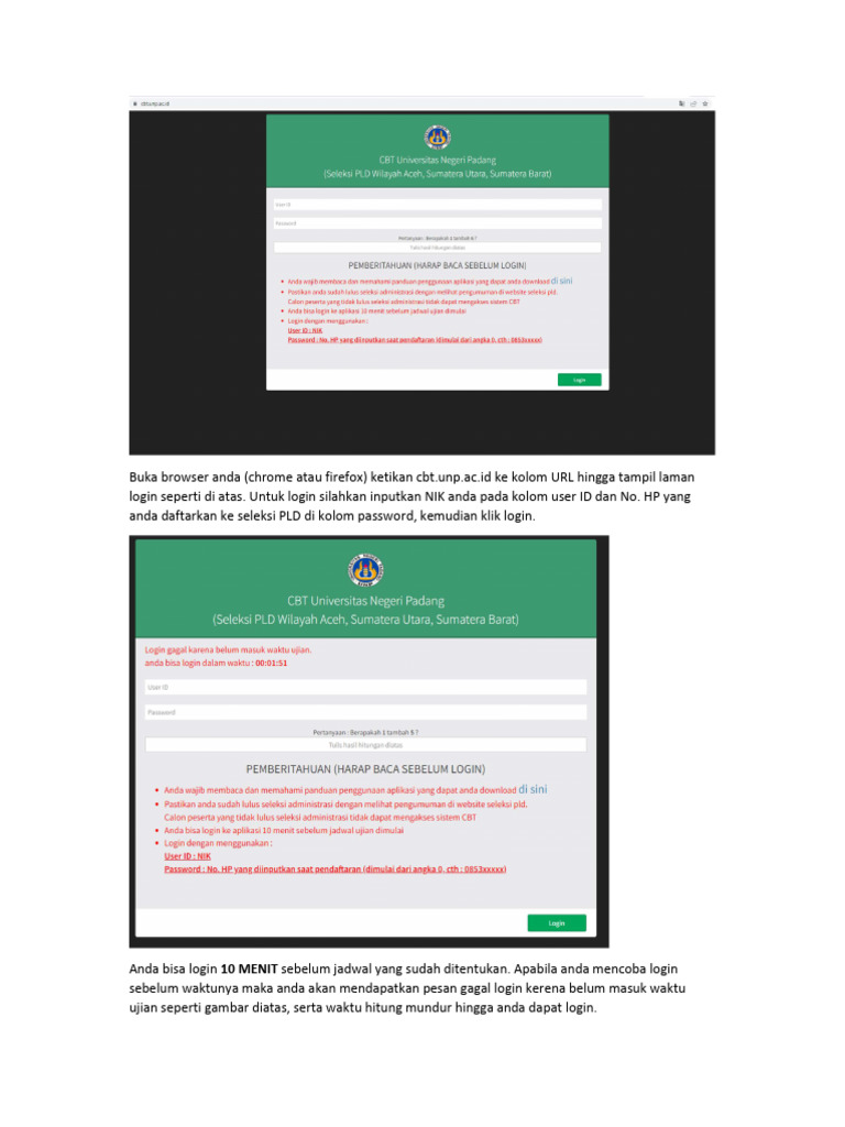 Panduan CBT PLD | PDF
