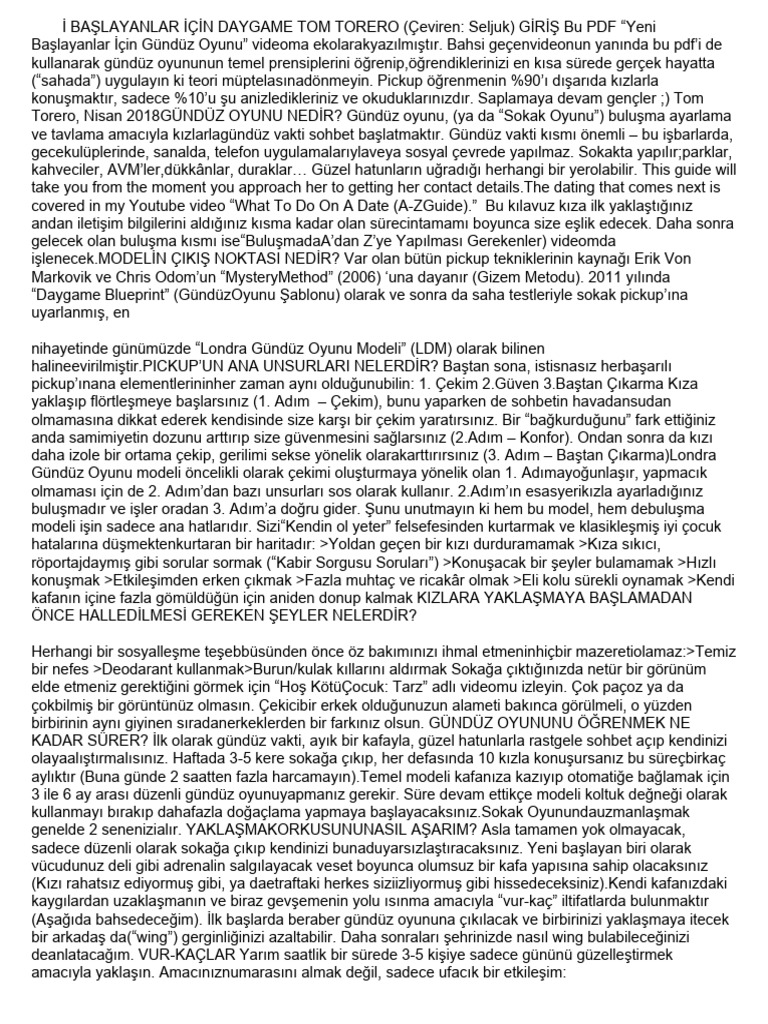 Tom Torero Day Game | PDF