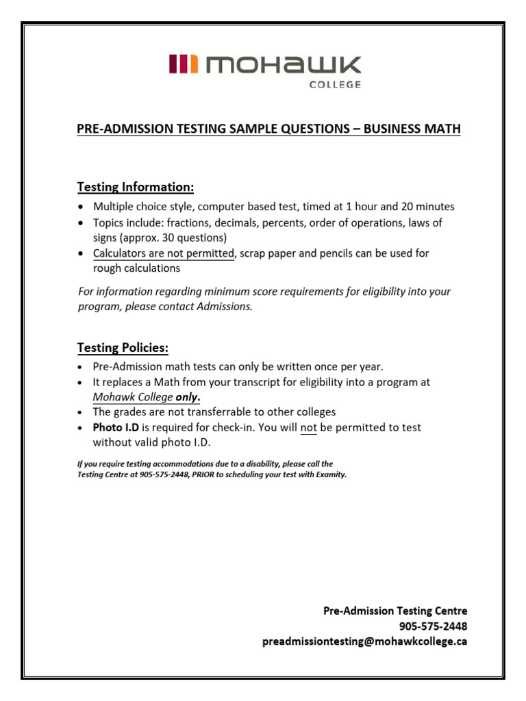 Grade 11 Business Math Sample Questions | PDF | Significant Figures ...