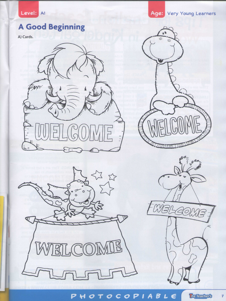 Welcome Cards | PDF