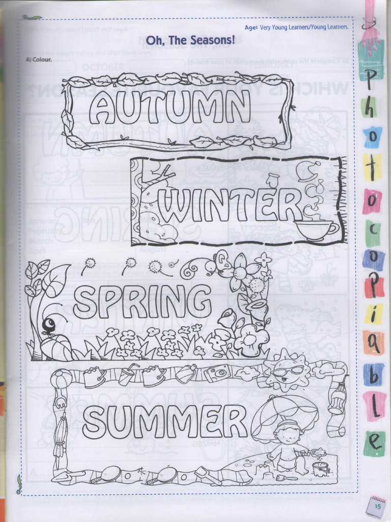 Seasons Months | PDF