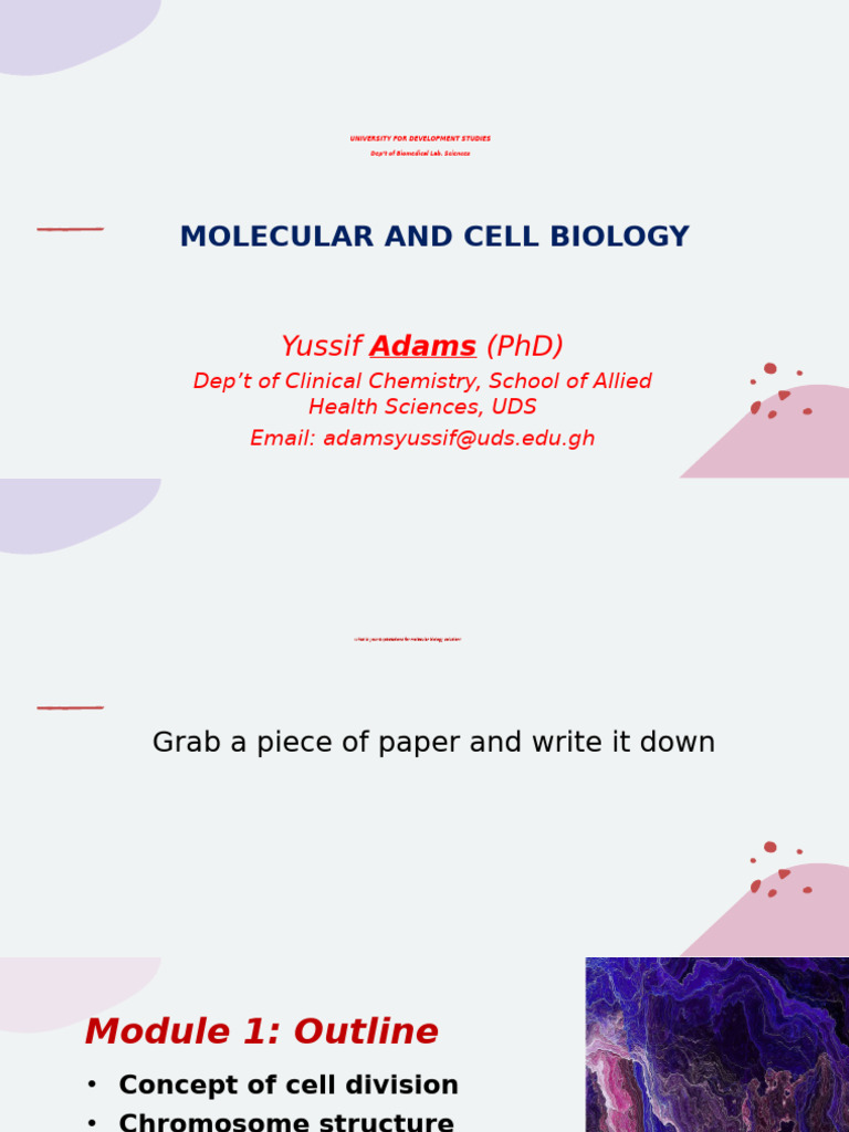Central Dogma of Molecular Biology | PDF