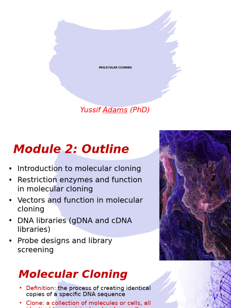 Molecular Cloning | PDF