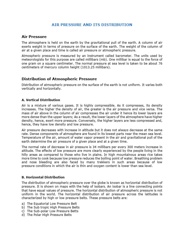 AC. Air-Pressure | PDF