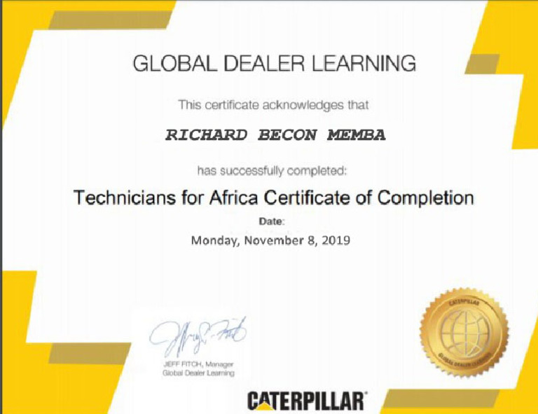 Technician Certificate | PDF