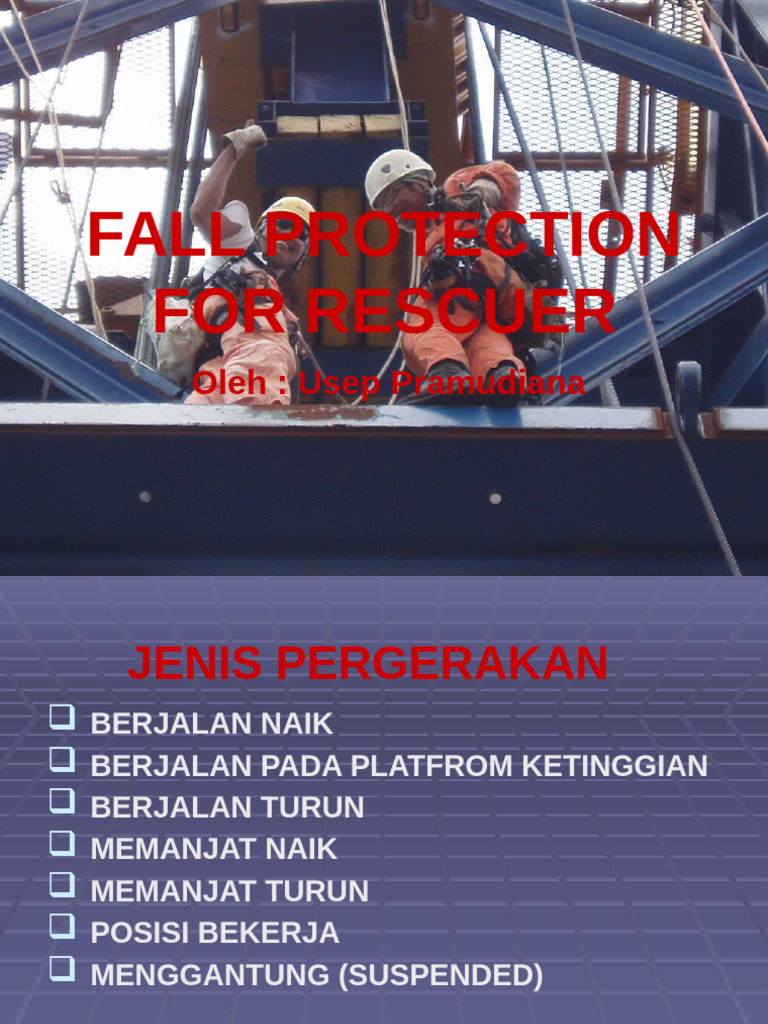 Fall Protection For Rescuer | PDF