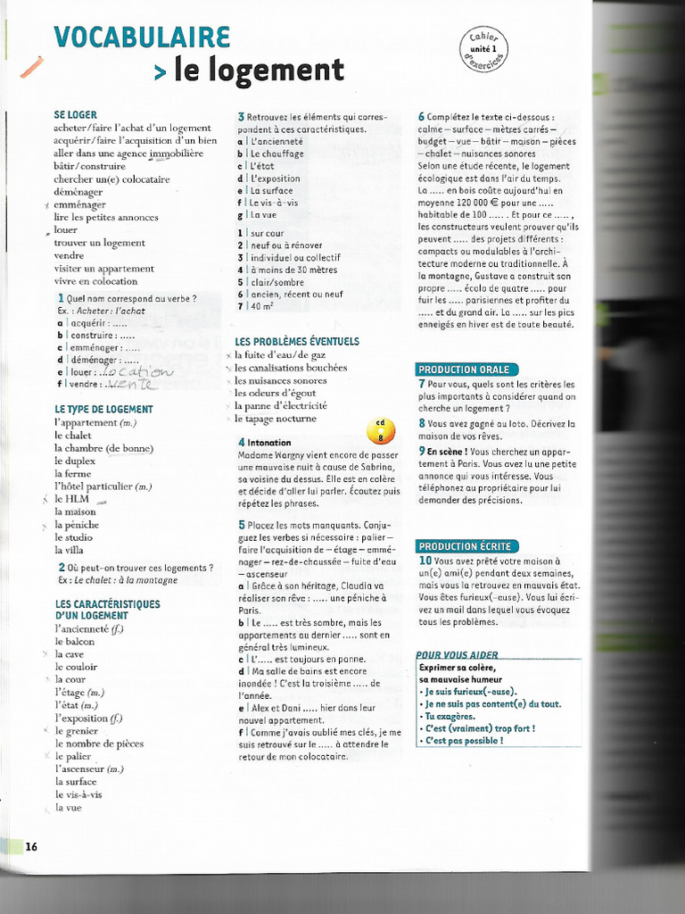 Vocabulaire Et Expressions B1 | PDF