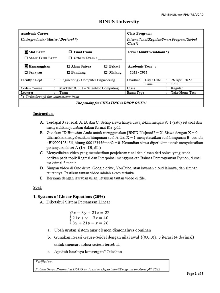 Scientific Computing | PDF