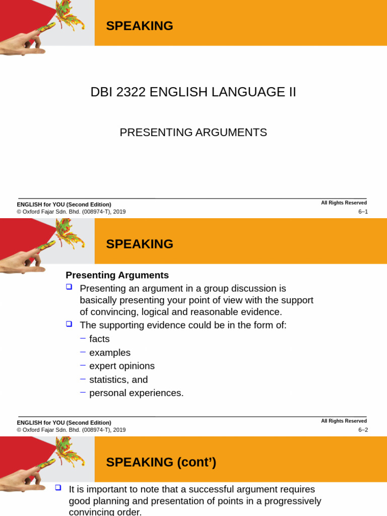 Presenting Arguments | PDF