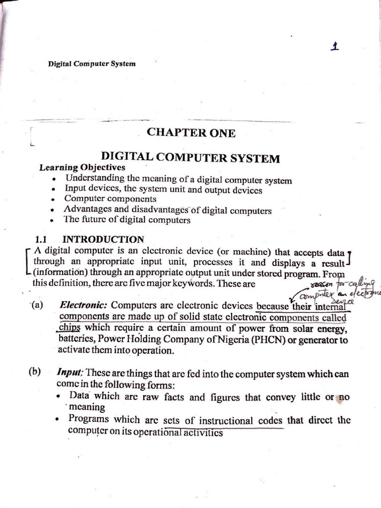 CSC 111 Textbook Part I-1 | PDF