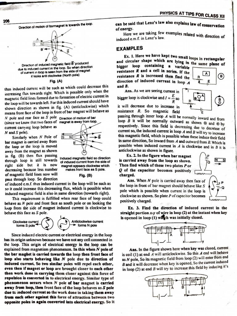 Lenz Law Question | PDF | Electromagnetic Induction | Magnetic Field