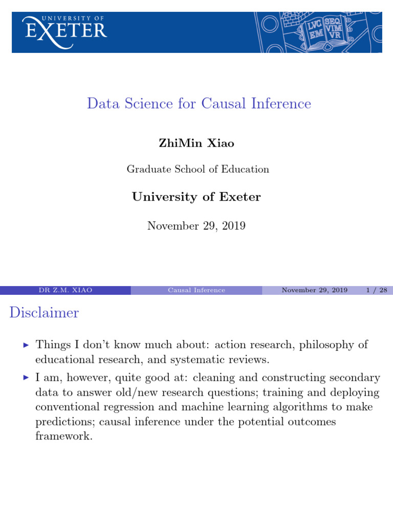 Causal Inference | PDF