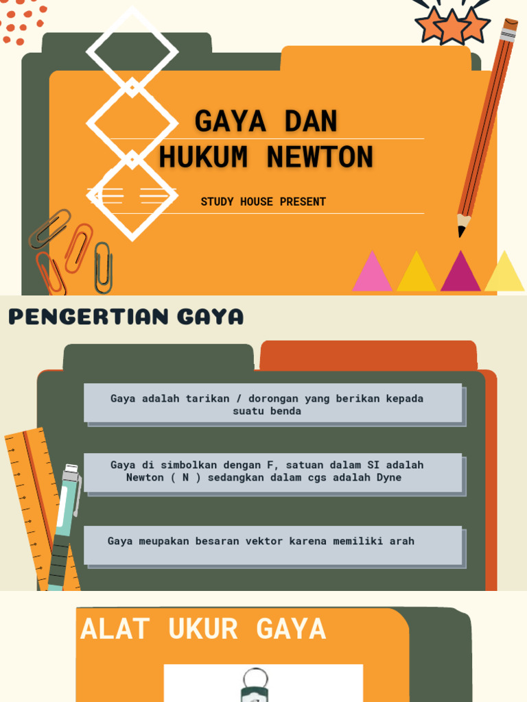 Gaya Dan Hukum Newton | PDF