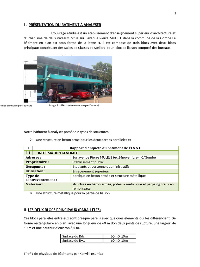 T.P de Physique de Bat | PDF