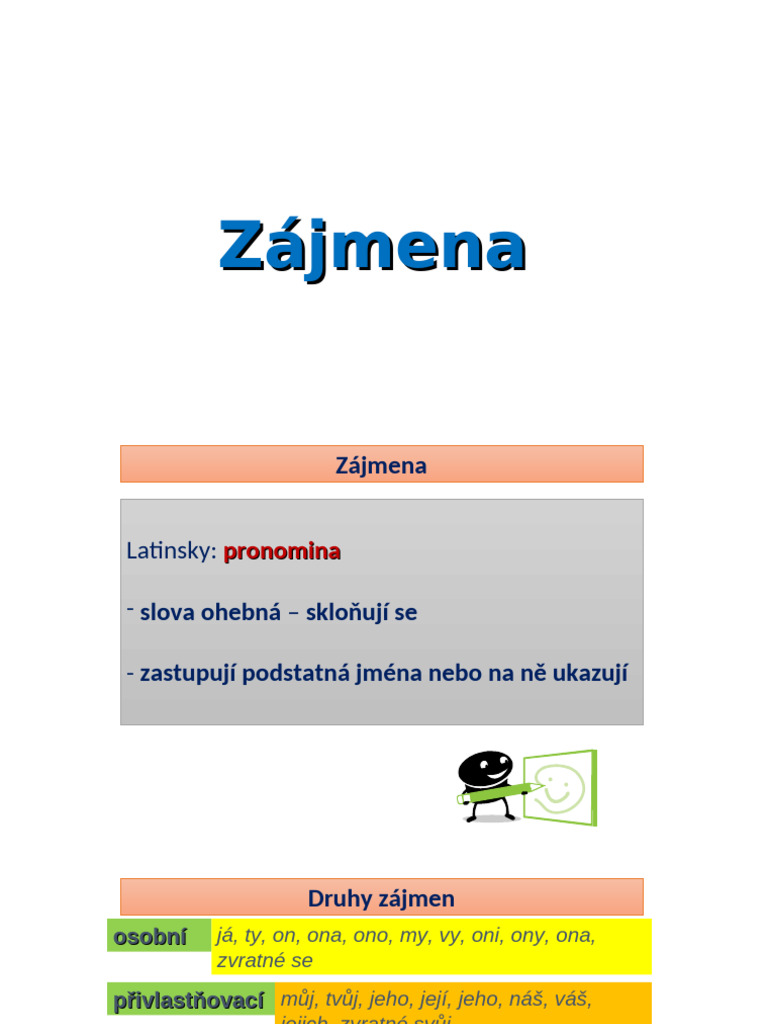 Zájmena | PDF