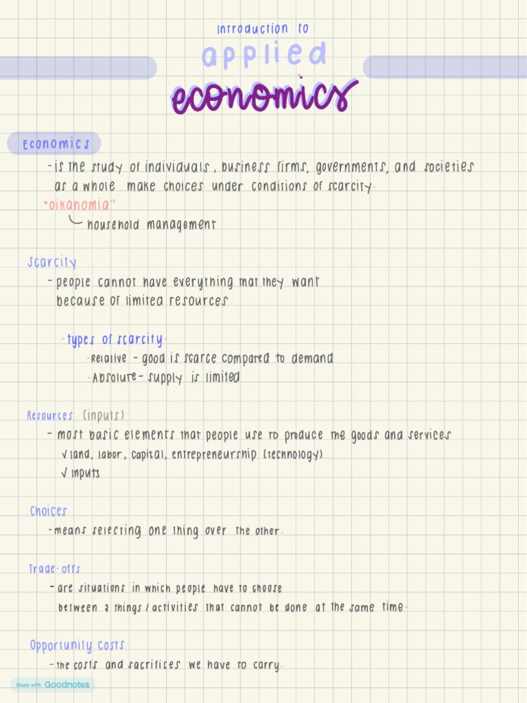 Intro App Econ | PDF