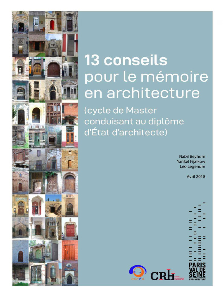 13 conseils de mémoire en Architecture | PDF