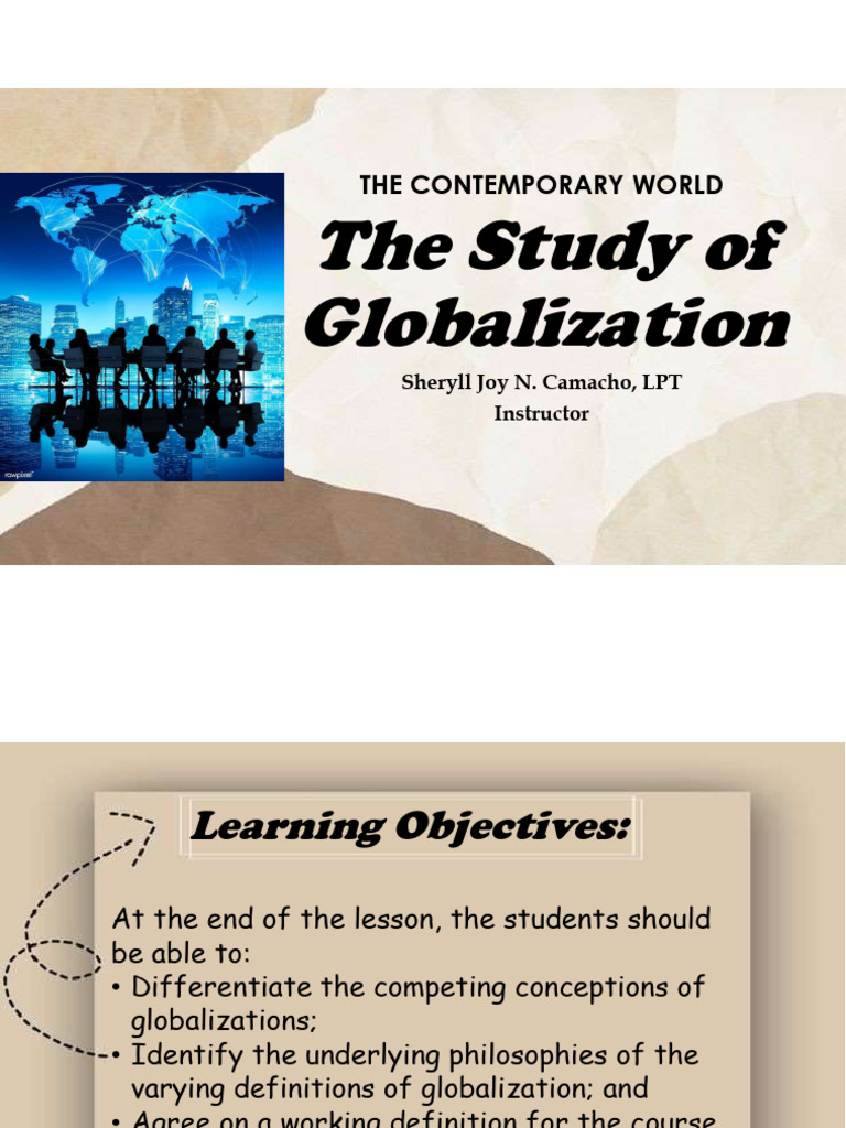 The Contemporary World Module 1 | PDF