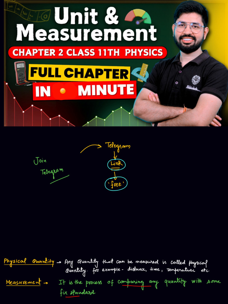 2024-25 Unit and Measurement Revised Notes | PDF