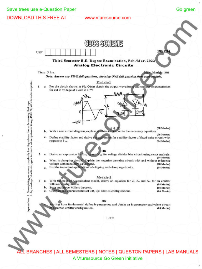 Analog Electronic 4 | PDF