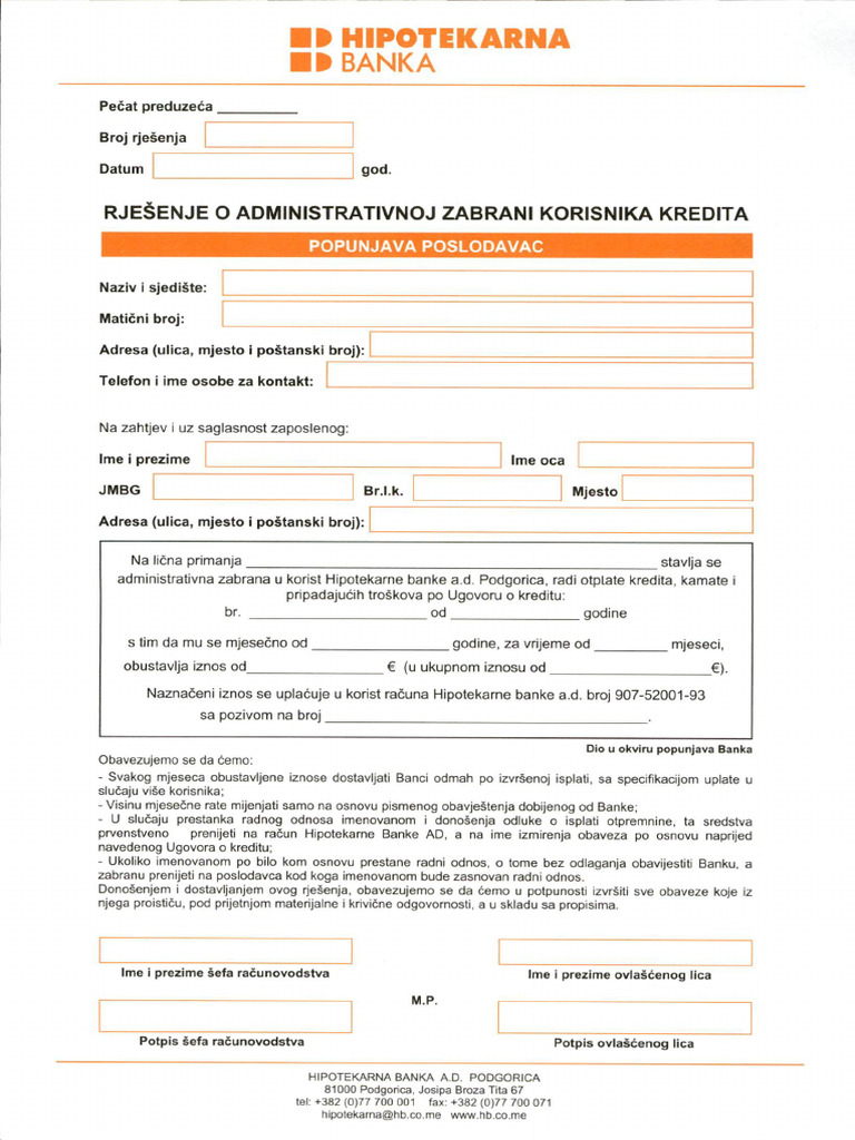 Formulari Hipotekarna | PDF