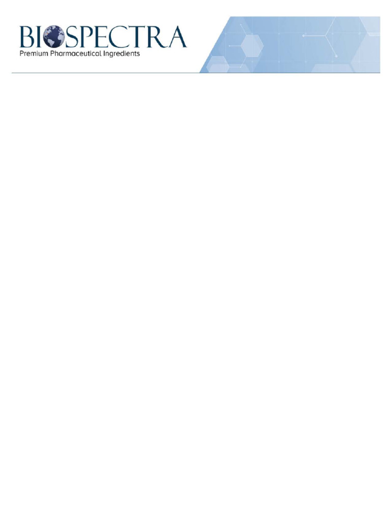 BioSpectra Business Continuity Plan | PDF