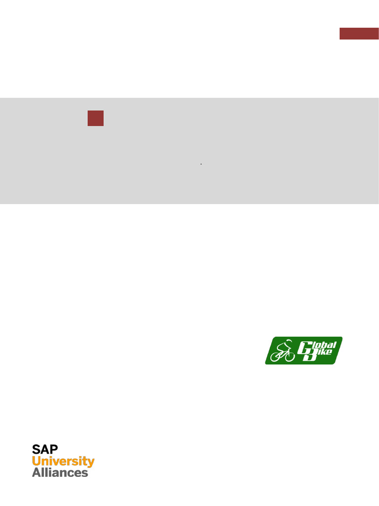 Intro S4HANA Using Global Bike Case Study SD en v4.1 | PDF | Receipt ...