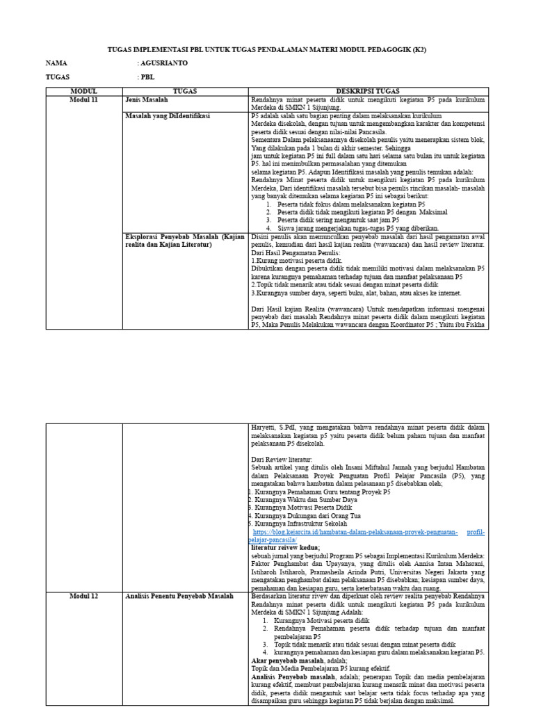 Tugas PBL Modul 12 | PDF