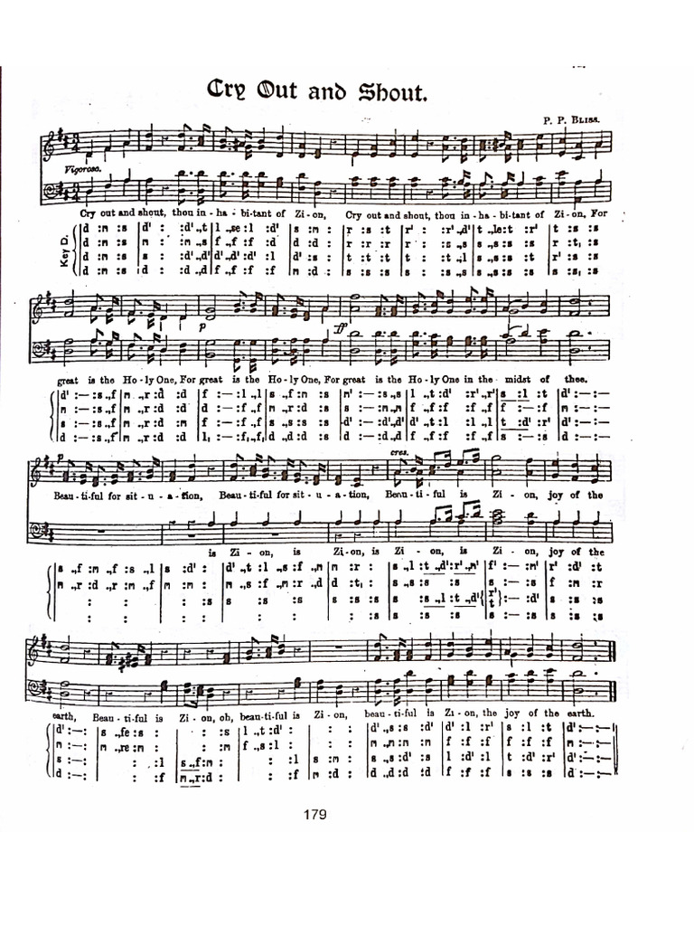 Cry and Shout | PDF