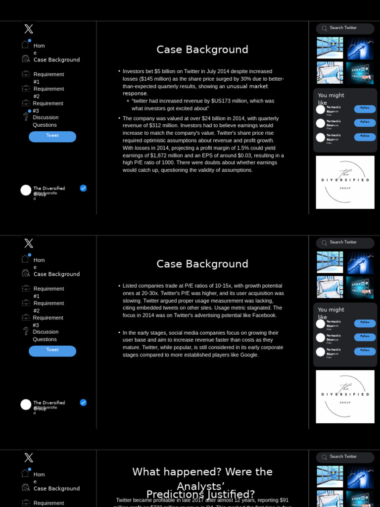 Twitter Case Study | PDF