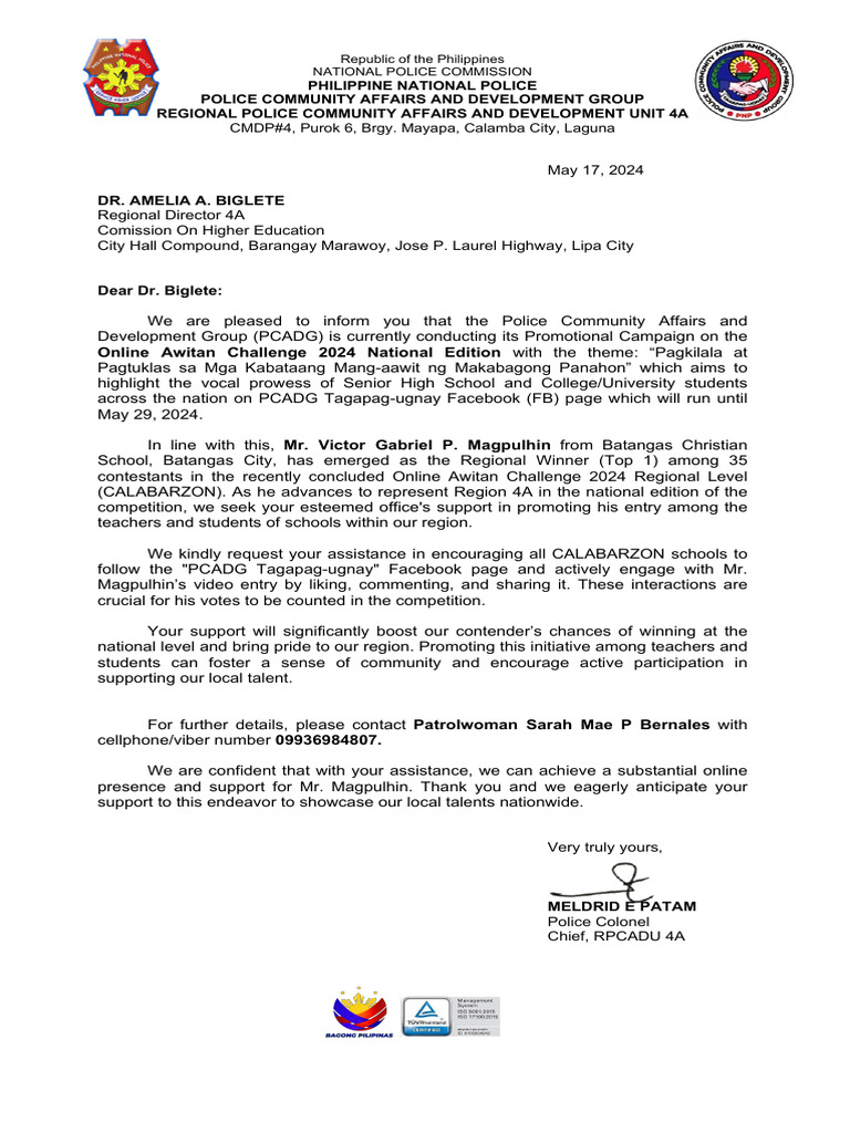 CHEd Letter | PDF