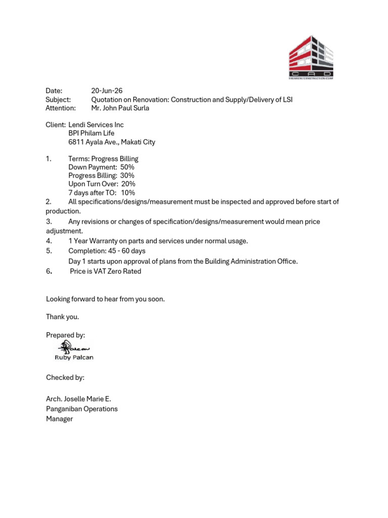 Office Renovation Proposal | PDF