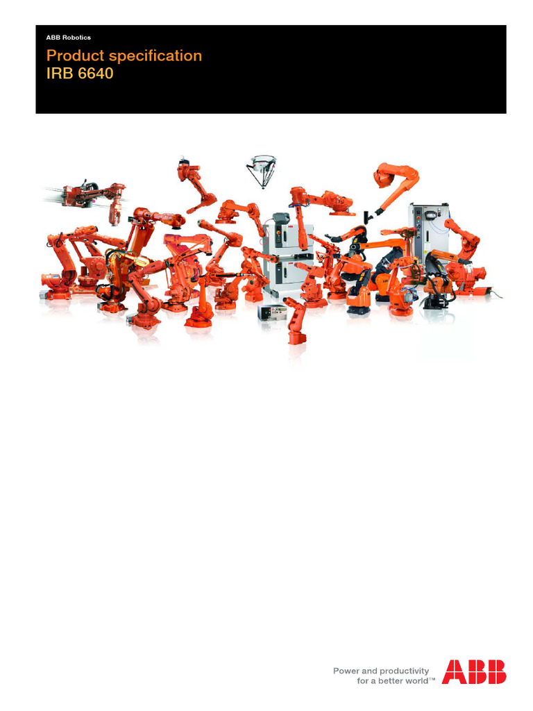 Product Specification IRB 6640 Old | PDF | Rust | Technology & Engineering