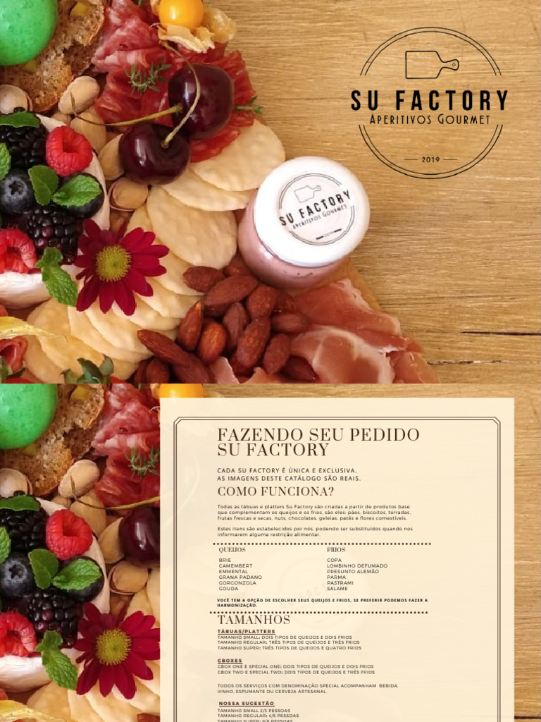 Cardápio Su Factory Dez 22 | PDF