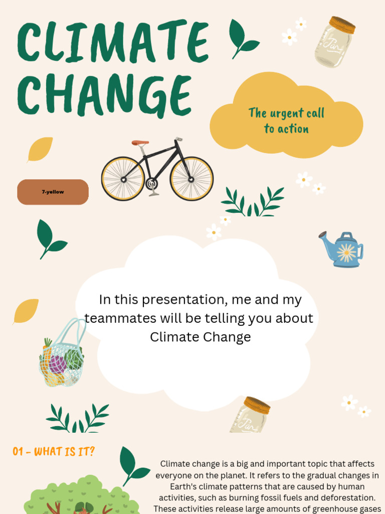 Climate Change Presentation | PDF