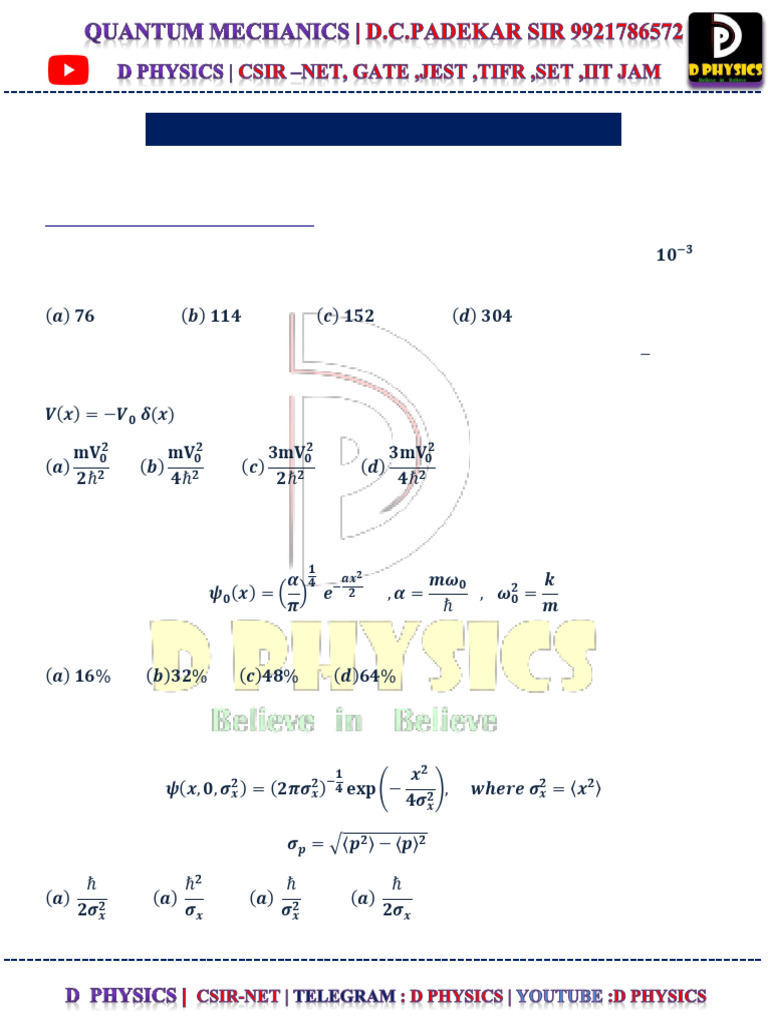 QM Assignment With Solutions | PDF
