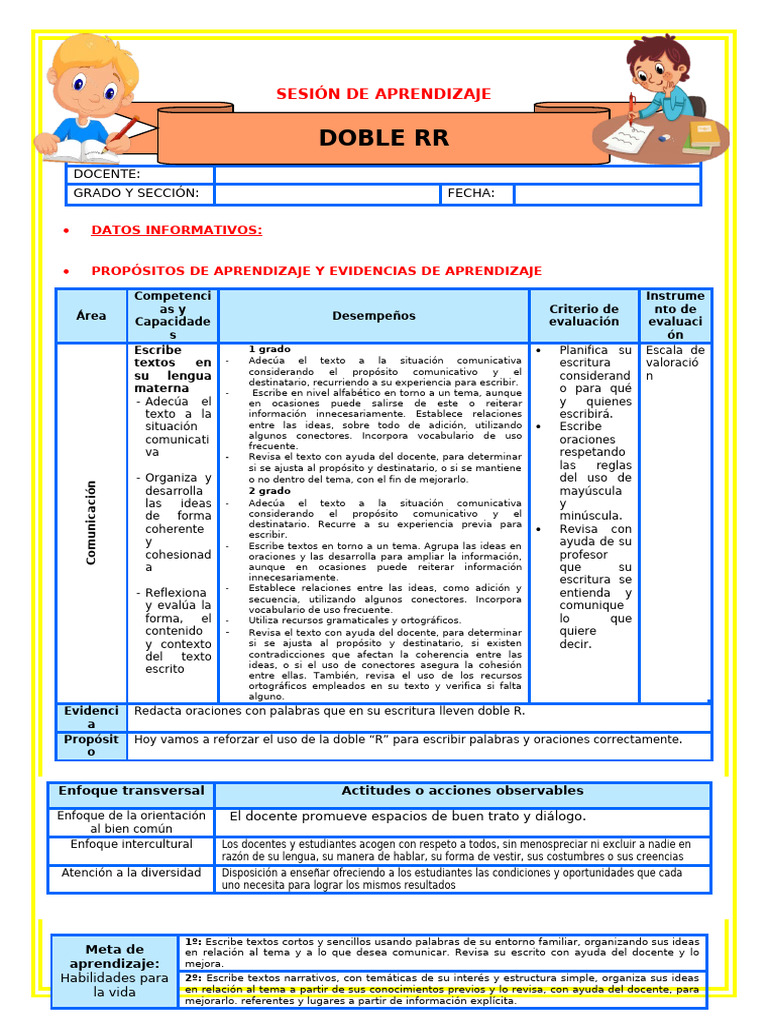 11 Sesión Doble RR | PDF