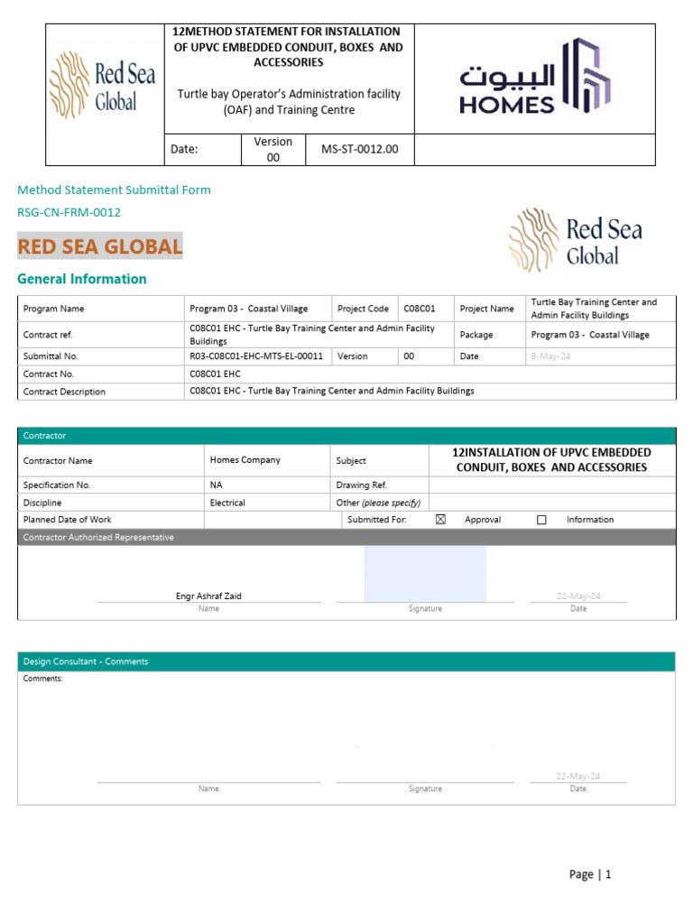 12installation of Upvc Embedded Conduit, Boxes and Accessories | PDF