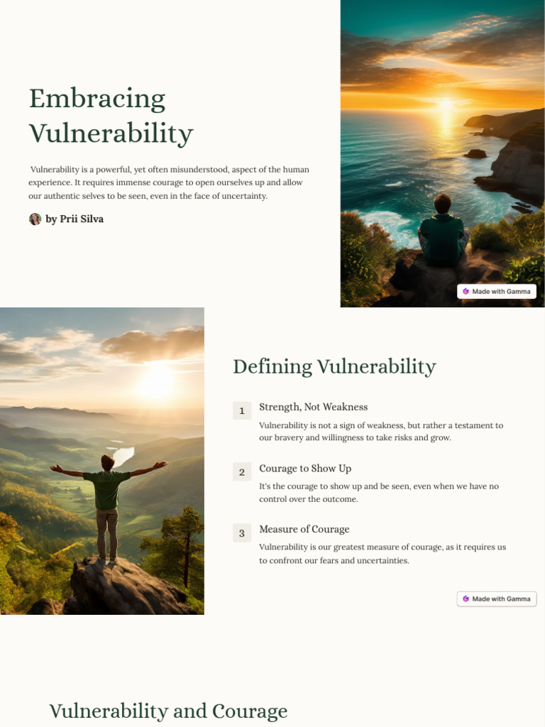 Embracing Vulnerability | PDF