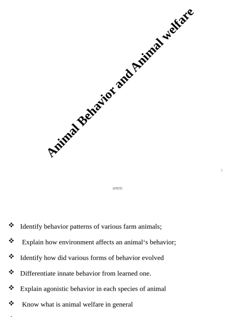 Understanding Farm Animal Behavior | PDF | Ethology | Sheep