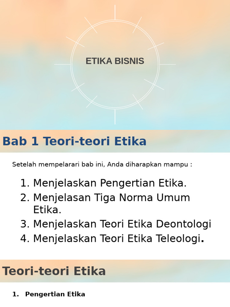 Teori-Teori Etika | PDF