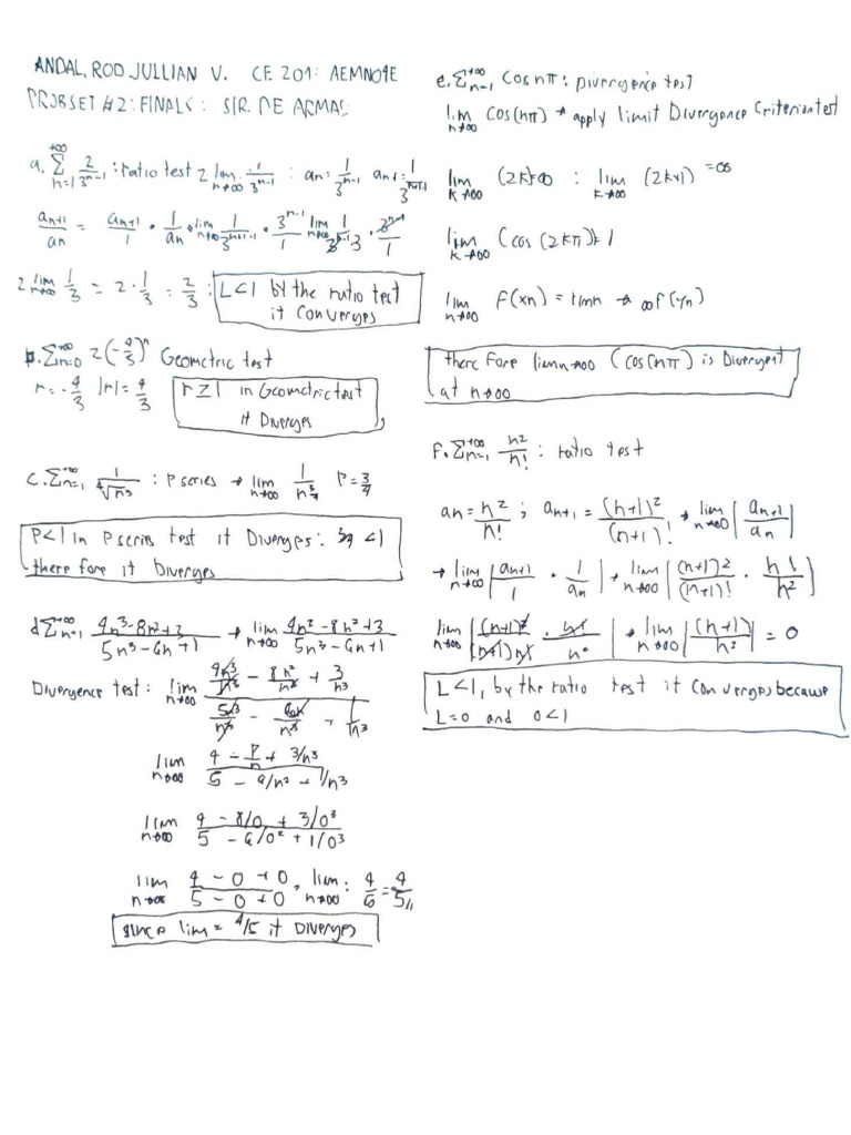 Andal Ce201 Probset#2 | PDF