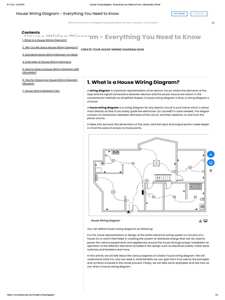 3.house Wiring Diagram - Everything You Need To Know - EdrawMax Online ...