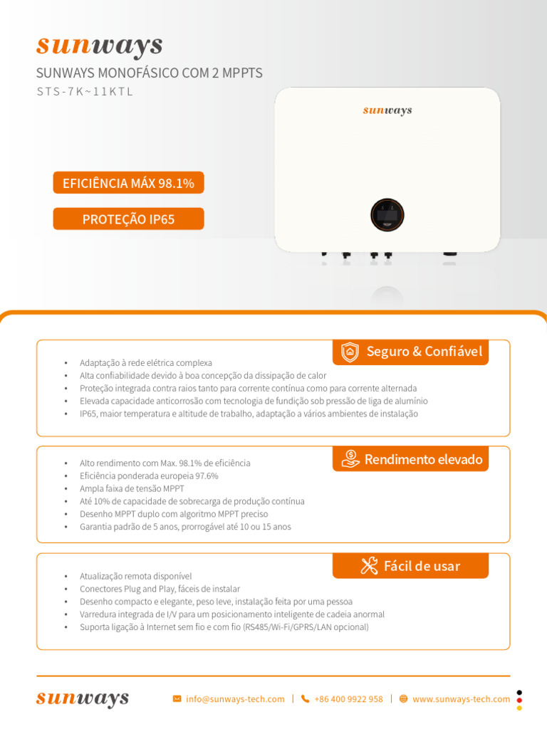 DataSheet Sunways | PDF