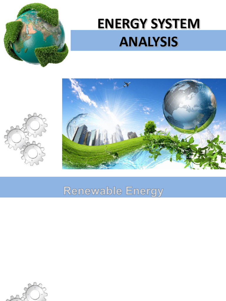 Energy System Analysis | PDF